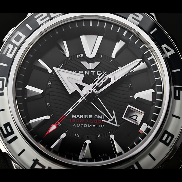 KENTEX マリンGMT ブラック [S820X-01] | ケンテックスジャパン – Kentex